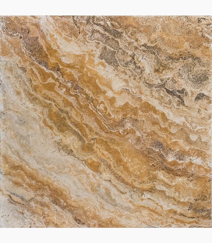16×16 AUTUMN BLEND Tumbled Travertine PAVER – Natural Elegance Collection