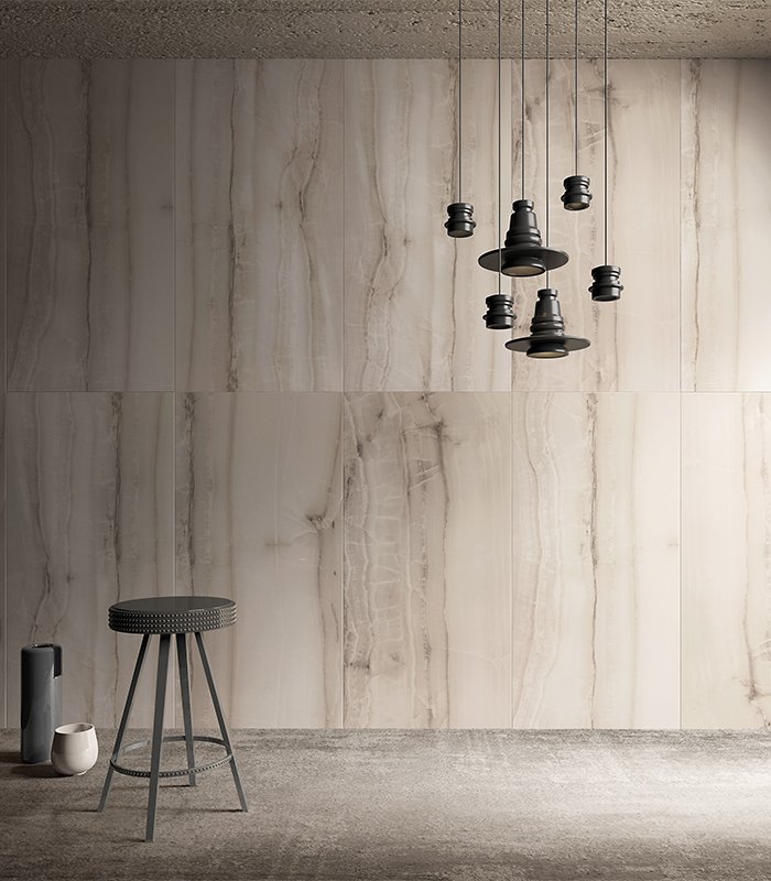 24×48 OPAL GRAY Polished Porcelain TILE – Natural Elegance Collection