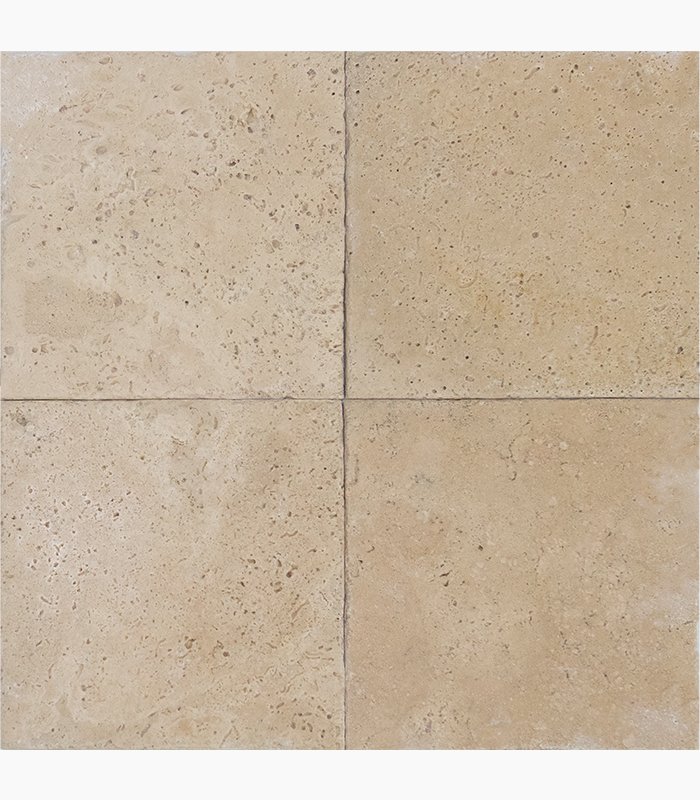 6×6 IVORY Tumbled Travertine TILE – Natural Elegance Collection